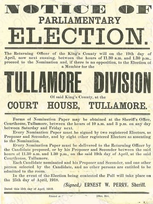 The by-election and the general election in Offaly in 1918, Michael ...