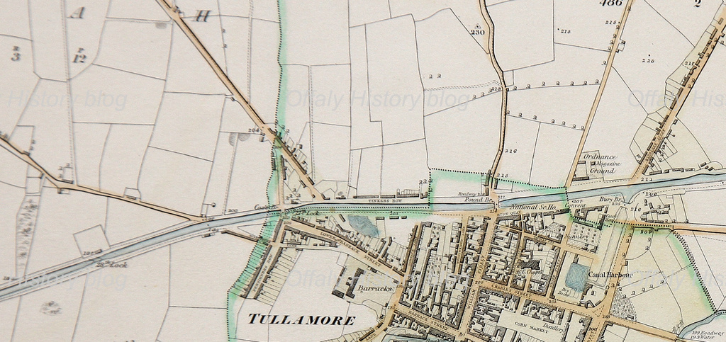 Tullamore town in 1838: based on the six-inch Ordnance map. Number 2 in ...
