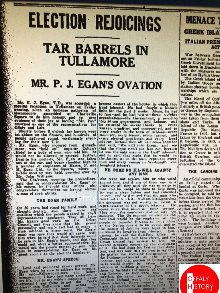 The 1923 General Election in Laois and Offaly: a remarkable outcome ...