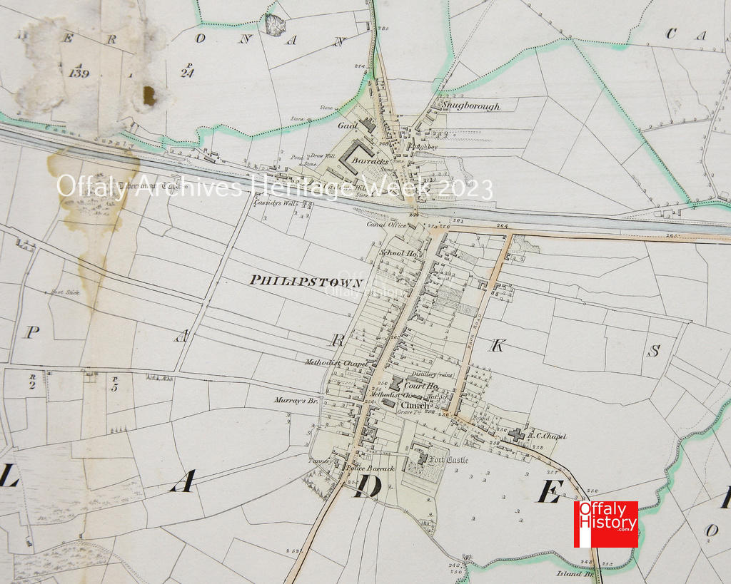 A map of the Philipstown/Daingean Estate of the fourth Viscount ...