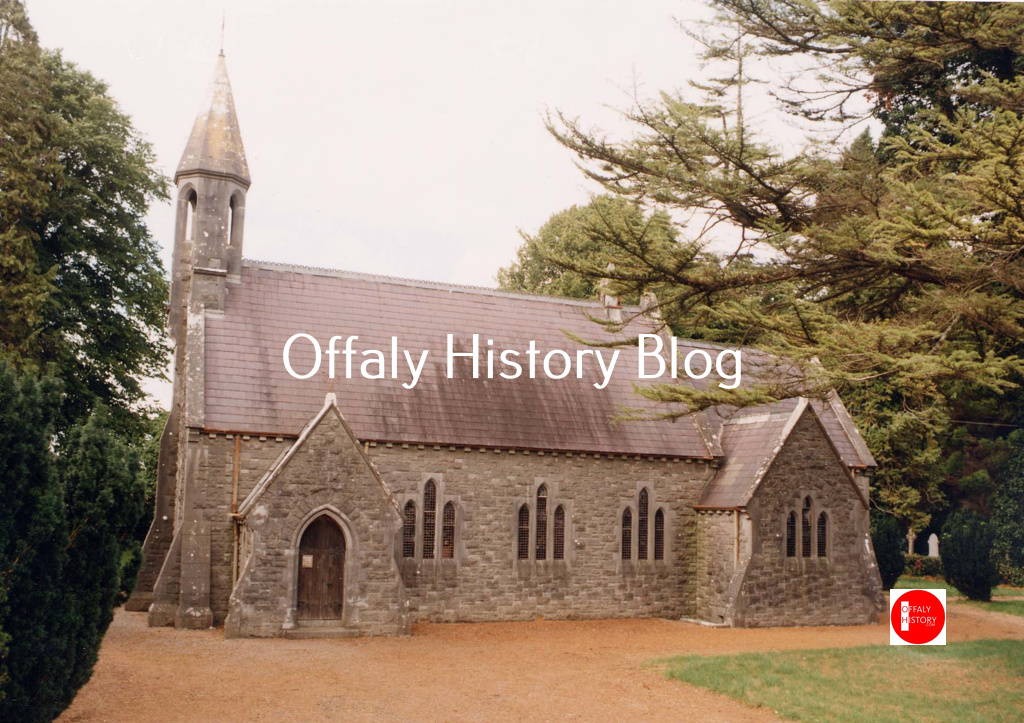A new Church of Ireland church, Durrow in King’s County/Offaly in June ...